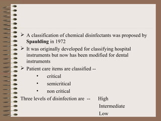 Sterilization in dentistry | PPT