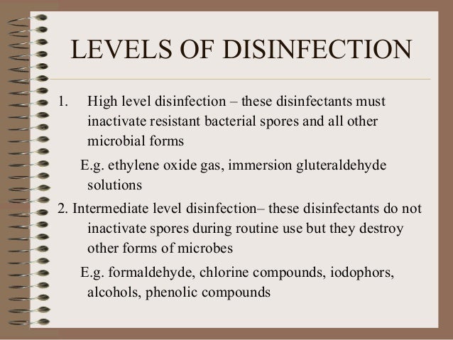 Sterilization in dentistry
