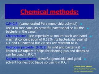 Sterilization in operative dentistry | PDF