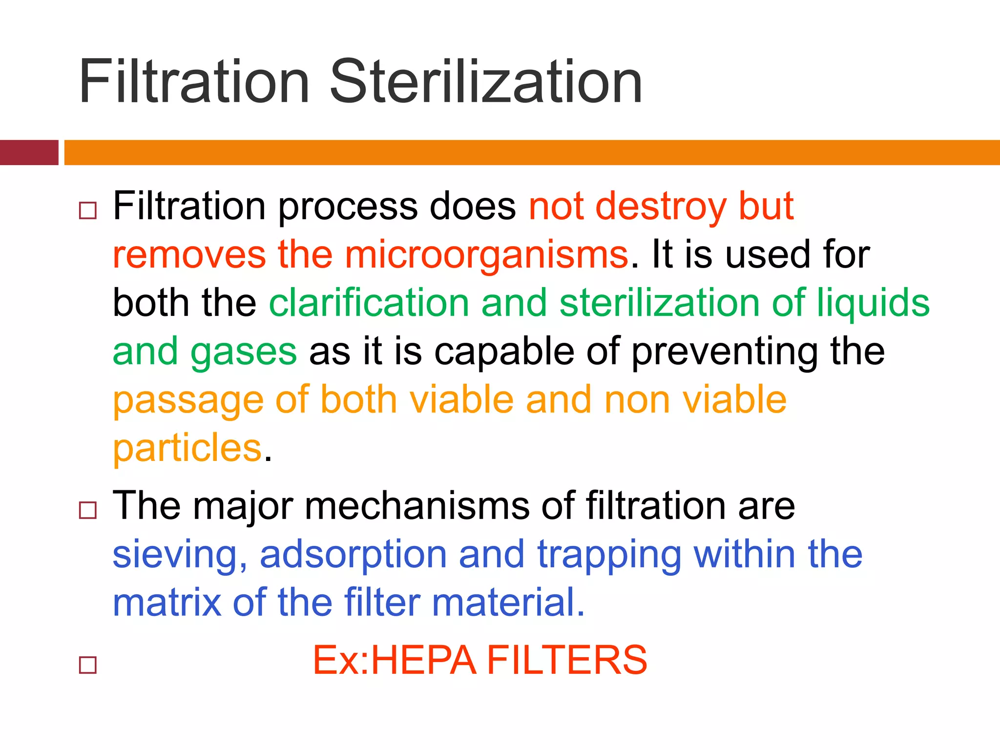 Sterilization methods | PPTX