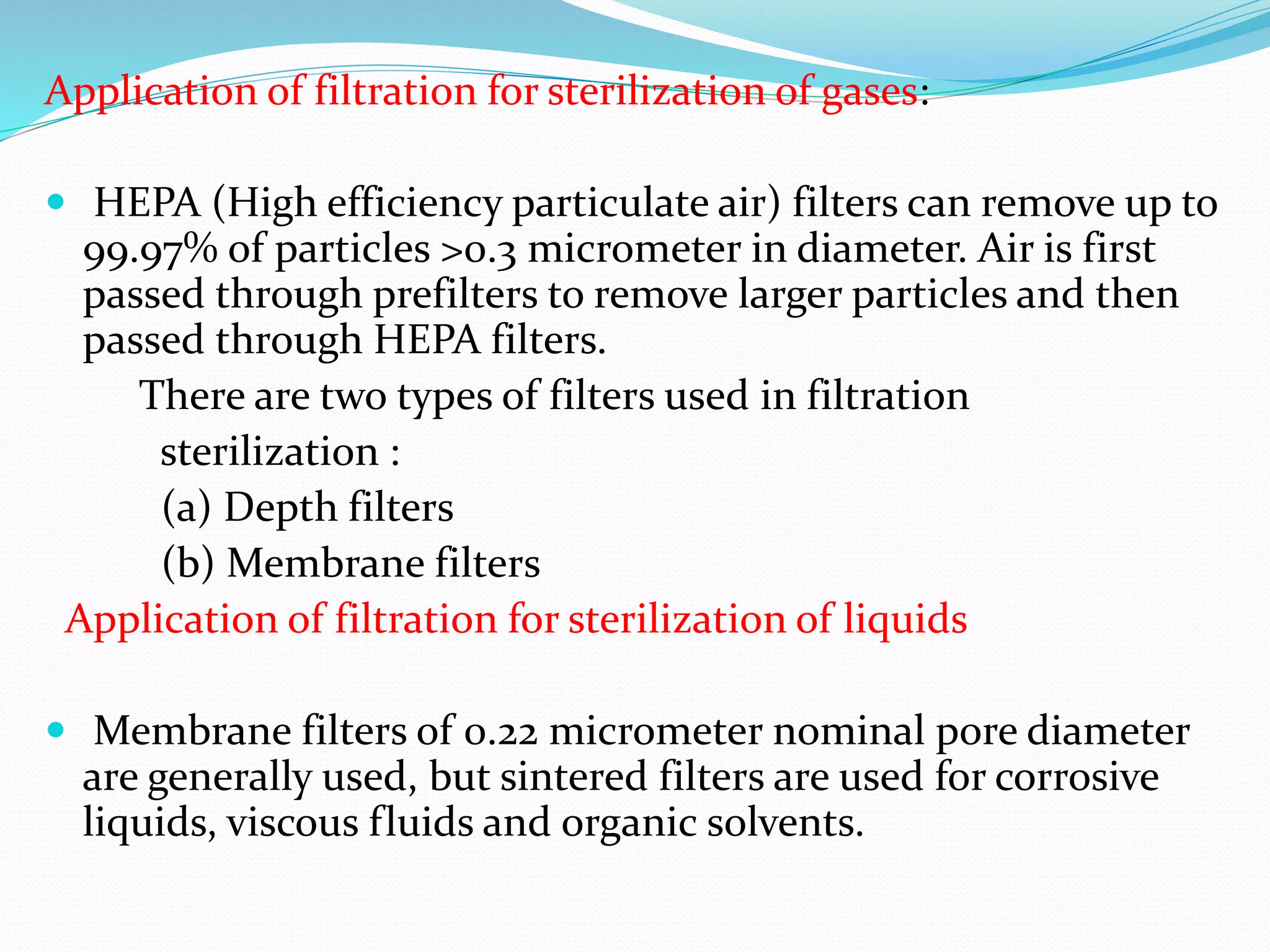 Sterilization methods and principles | PPTX