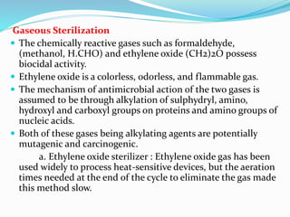 Sterilization methods and principles | PPTX