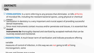 Sterilization of Endodontic Instruments and Cold Sterilization.pptx