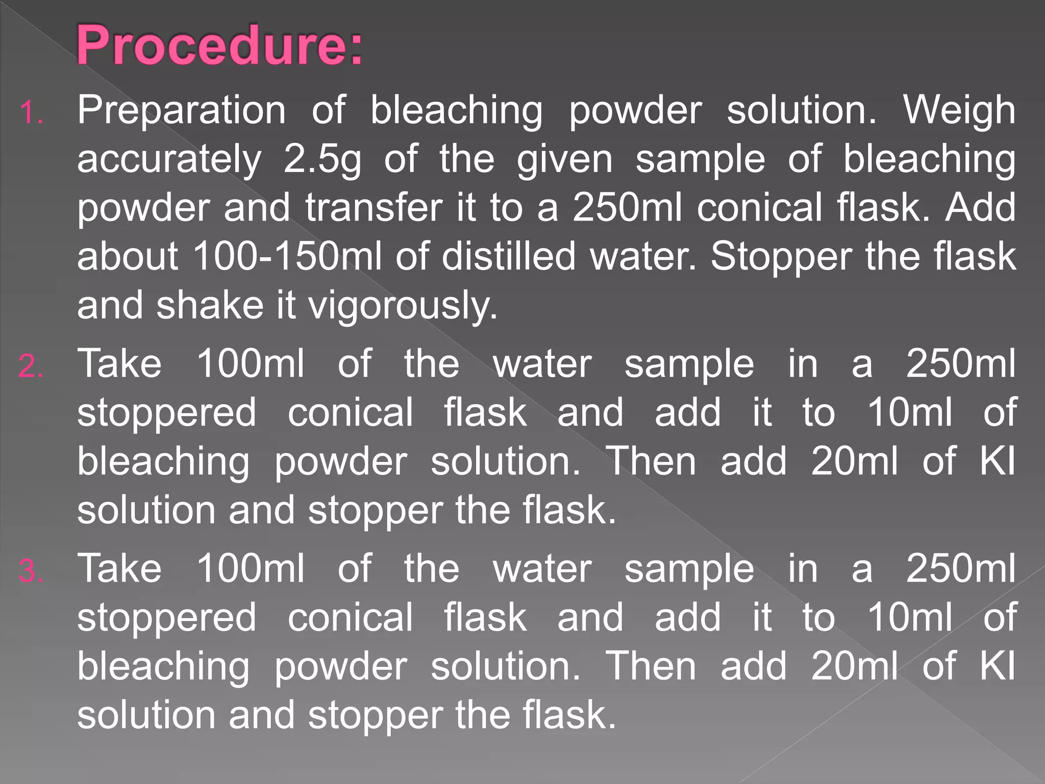 STERILIZATION OF WATER USING BLEACHING POWDER PPTX..pptx