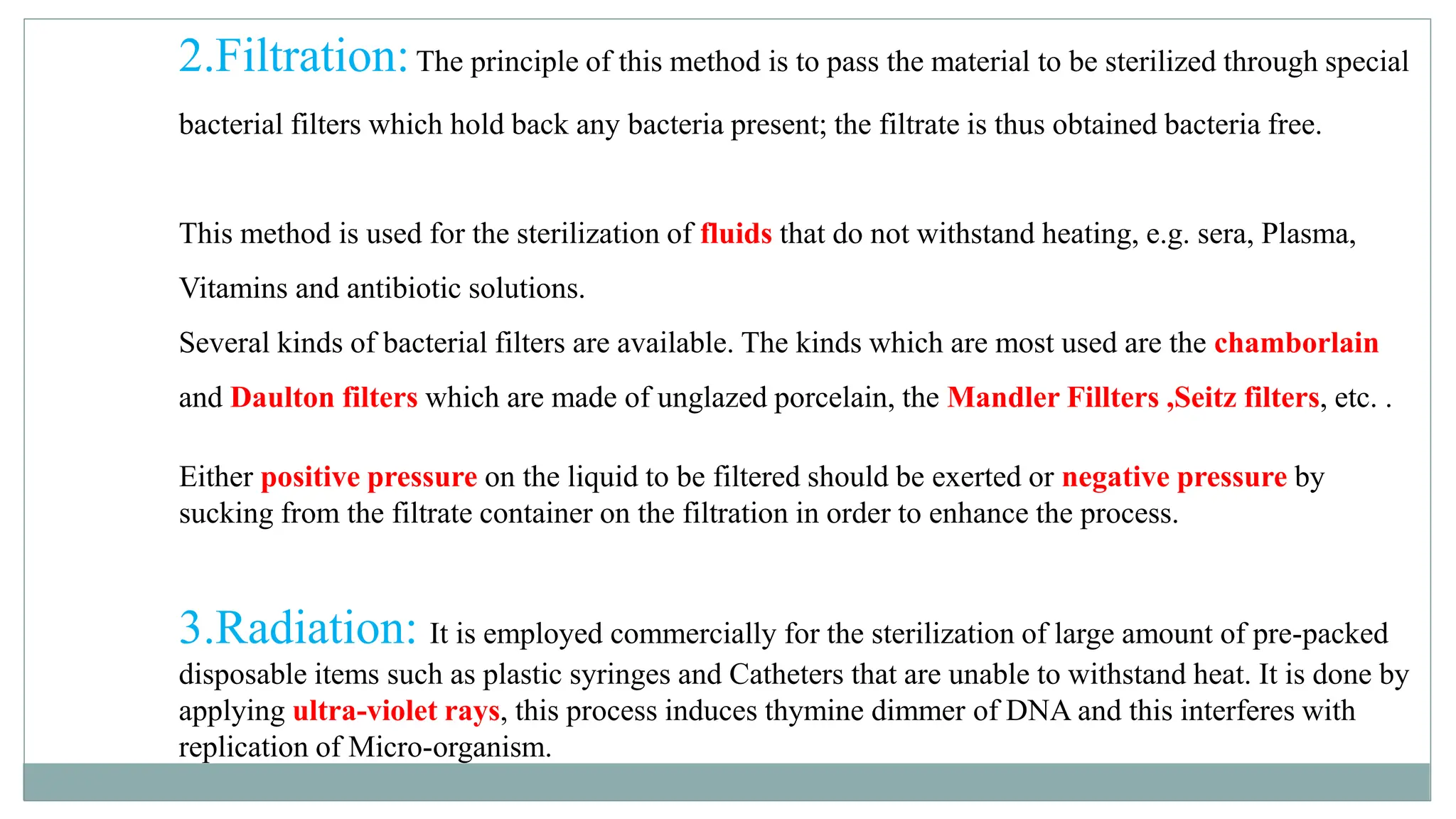 sterilization pharmaceuticals by various methods | PPTX