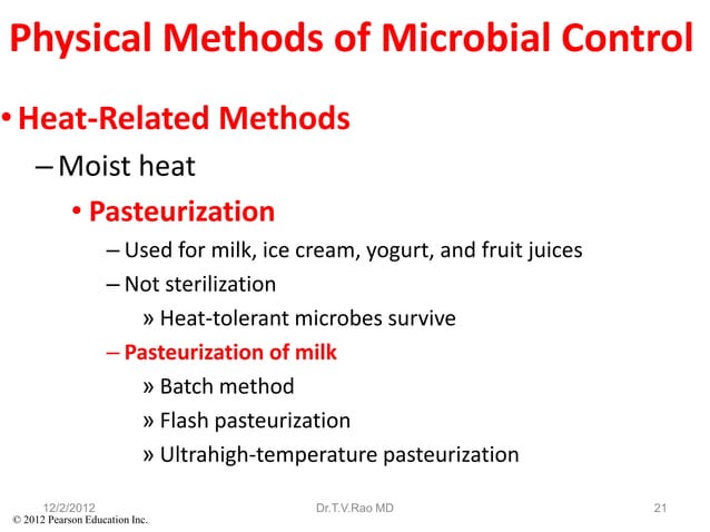 Sterilization physical methods | PPTX