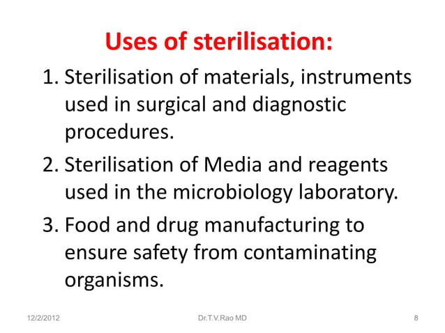 Sterilization physical methods | PPTX