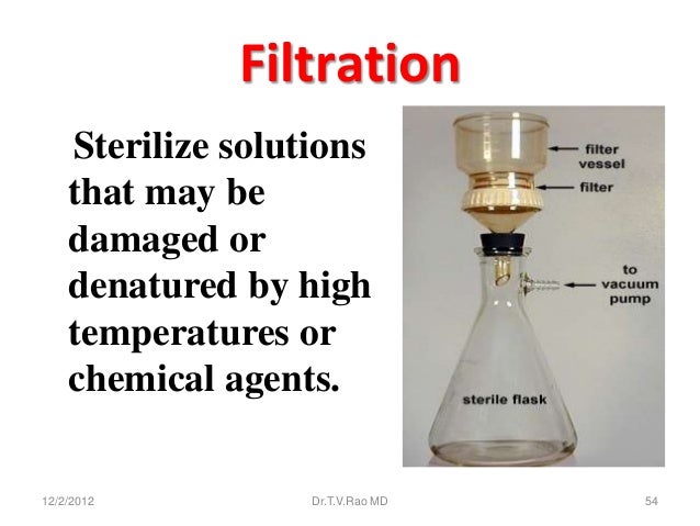 Sterilization physical methods