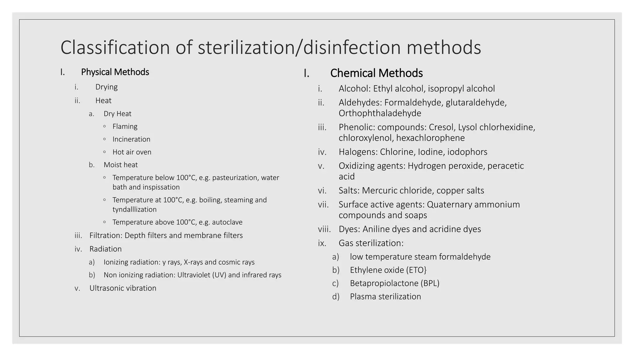 Sterilization (physical methods) | PPTX