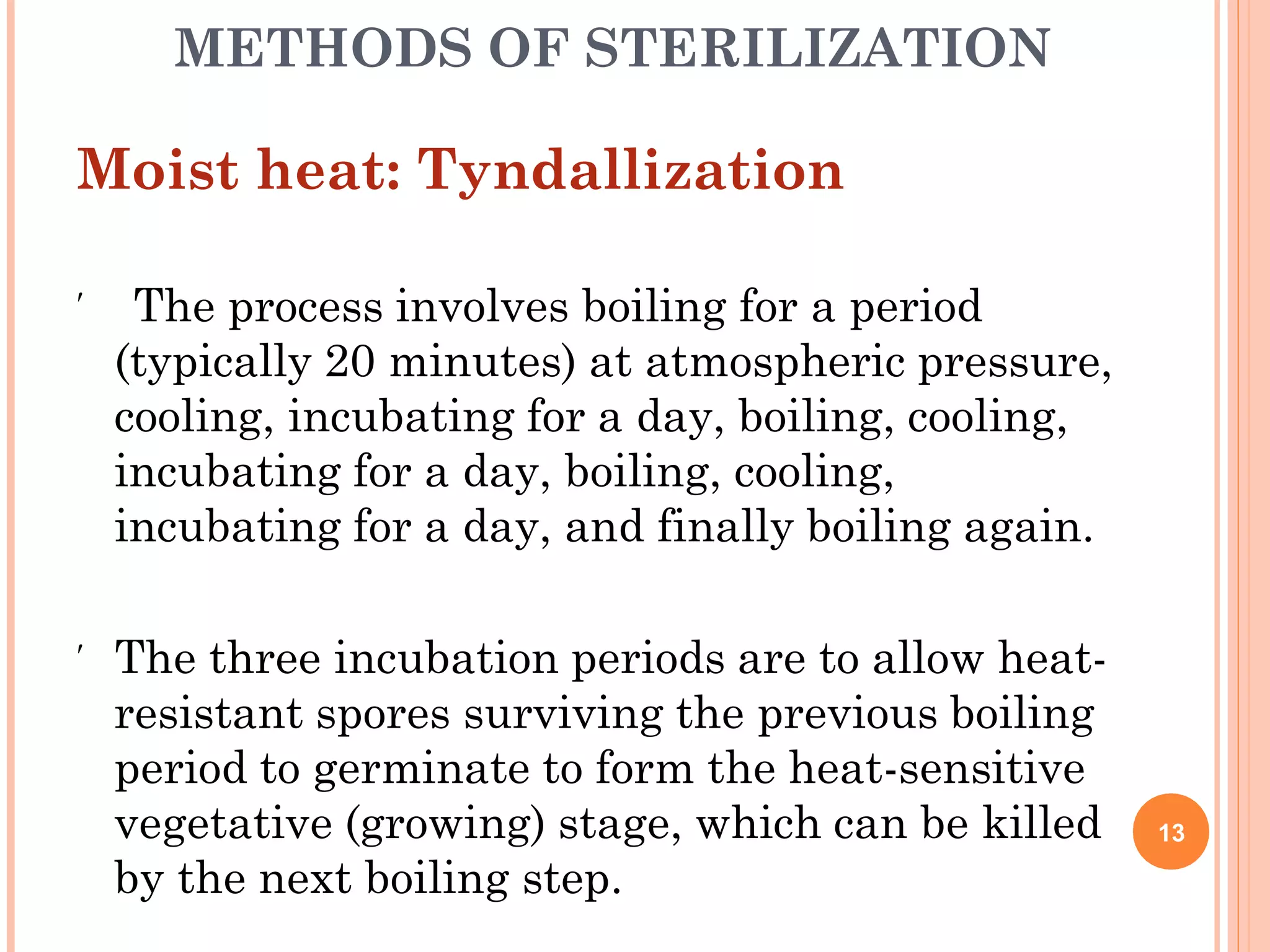 Sterilization ppt | PPTX | First Aid | Injuries