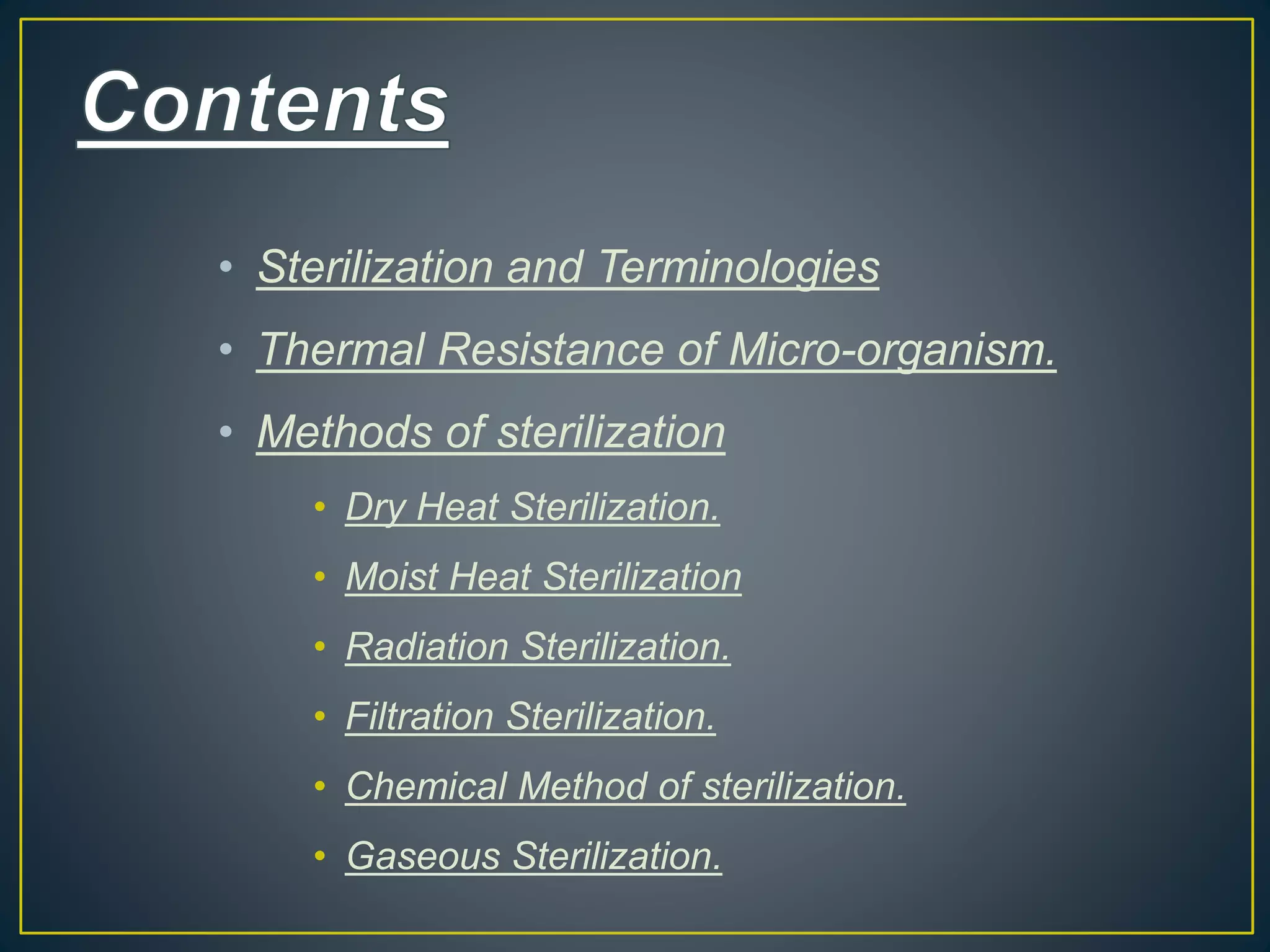 Sterilization | PPTX