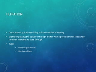Sterilization techniques | PDF