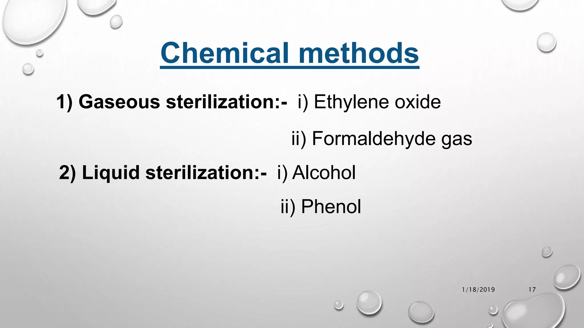 Sterilization techniques | PPTX