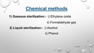 Sterilization techniques | PPTX