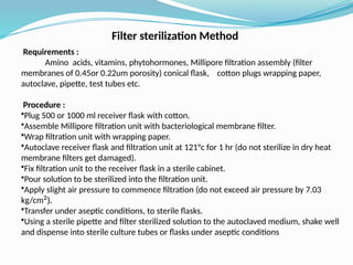 Sterilization Techniques in Plant Tissue Culture.pptx