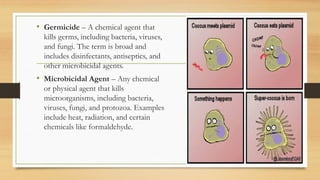 Sterilization terms & chemical agents as sterilizers.pptx