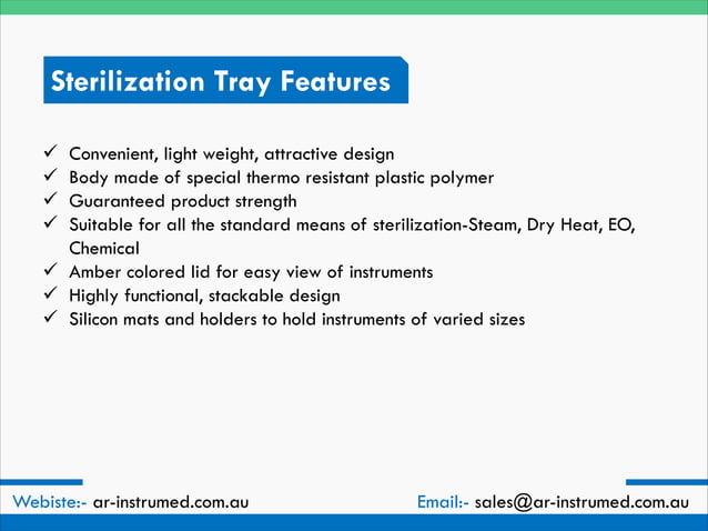 Sterilization trays | PPT