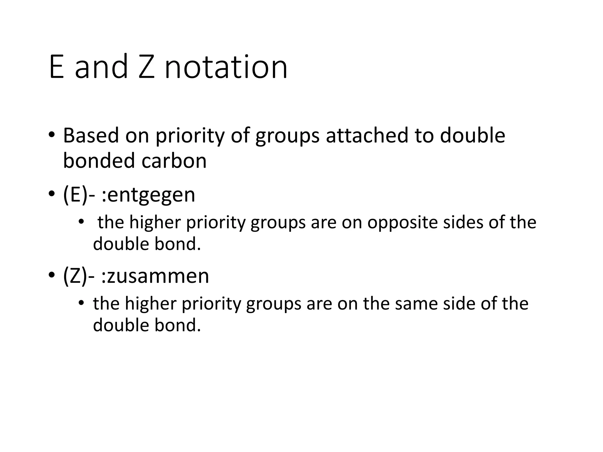Steriochemistry of organic compounds geometrical isomers | PPTX