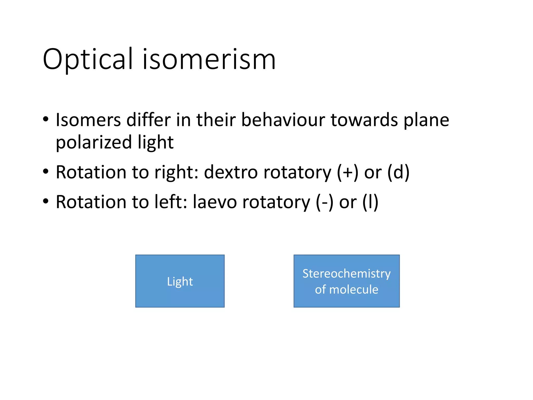 optical activity : criteria for optical activity | PPTX | Chemistry ...