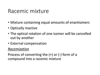 Steriochemistry of organic compounds optical activity : racemization ...