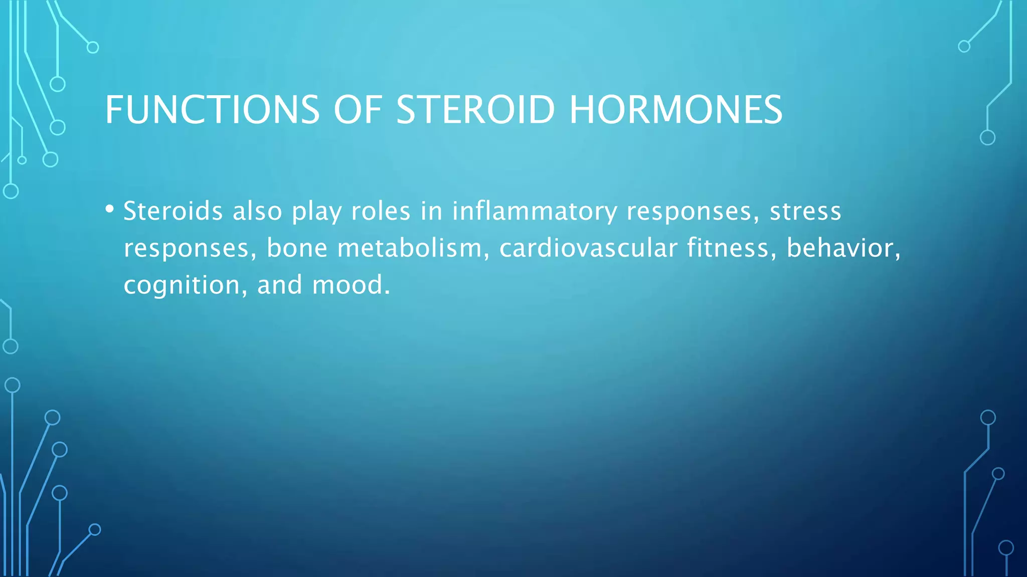 Steroids hormone and nuclear receptors signaling | PPTX
