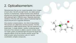 Stereoisomerism | PPTX