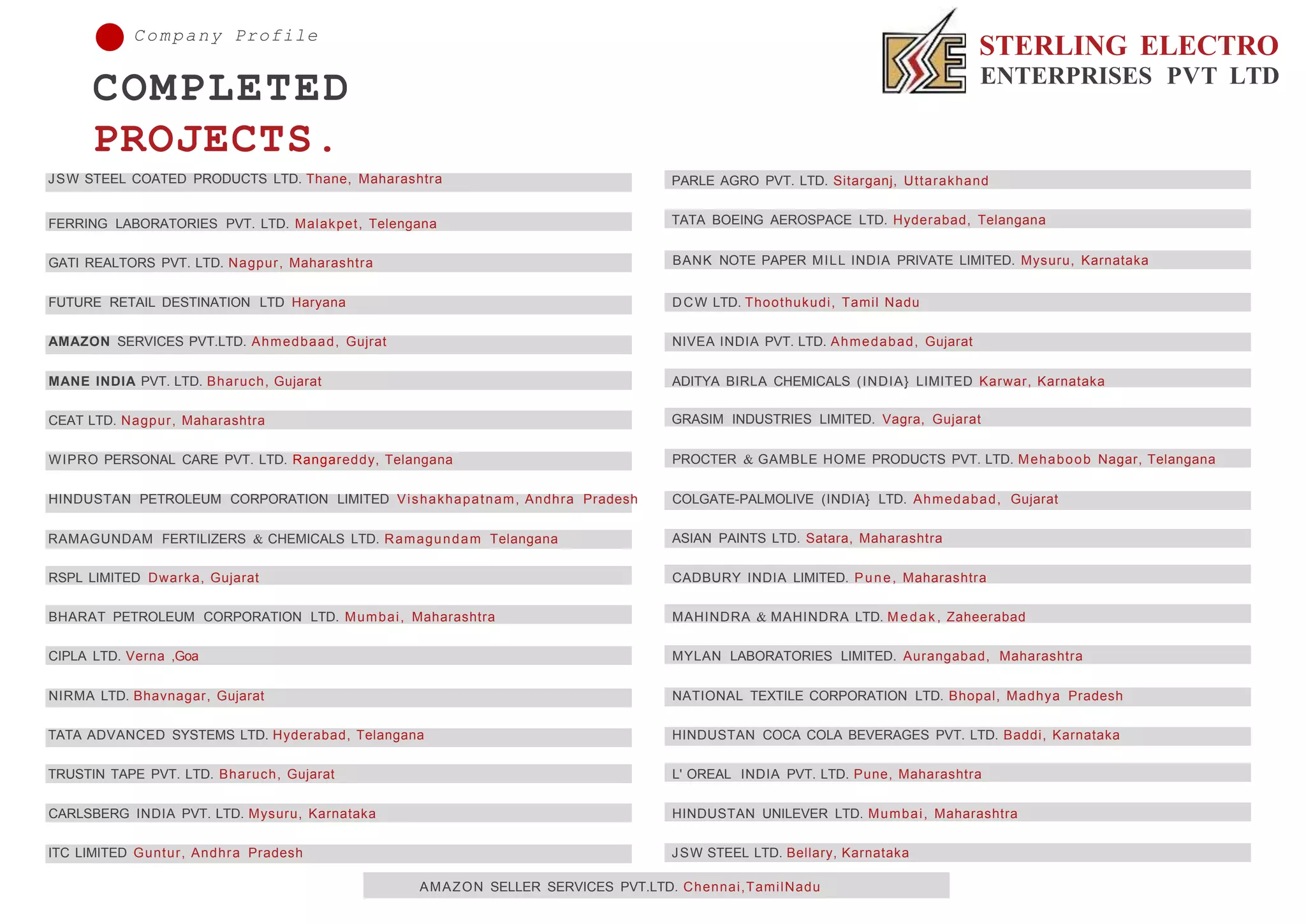 EPC Electrical & Instrumentation Contractors in Mumbai, India - Sterling Electro | PPTX