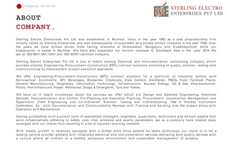 EPC Electrical & Instrumentation Contractors in Mumbai, India ...