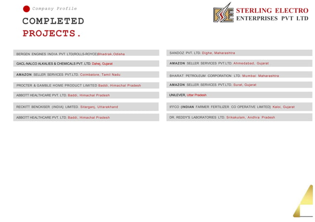 EPC Electrical & Instrumentation Contractors in Mumbai, India - Sterling Electro | PPT