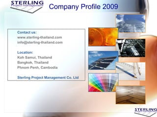 Sterling Project Management profile for project management, contruction ...