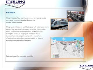 Sterling Project Management profile for project management, contruction ...