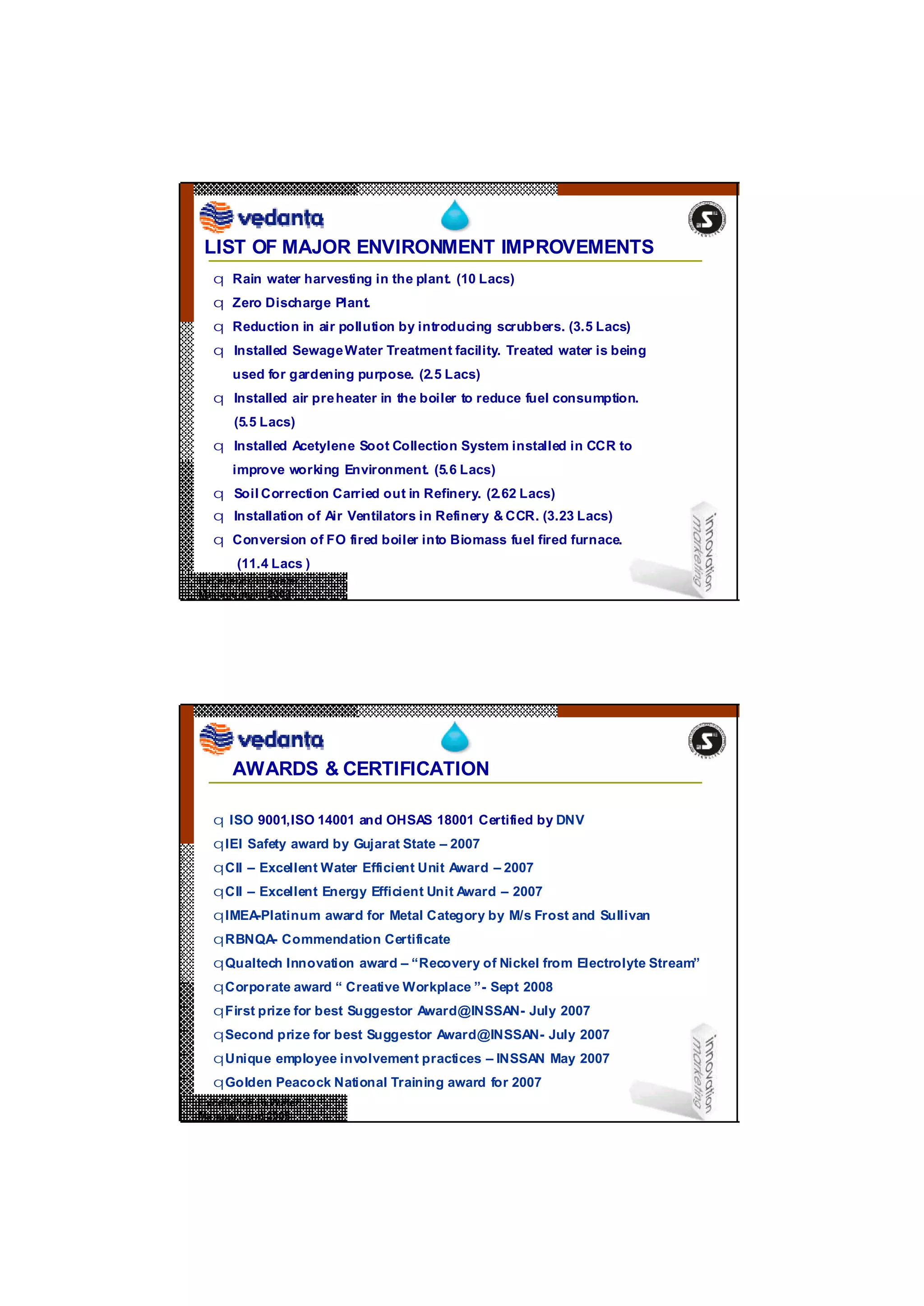 Sterlite Industries Ltd, Silvassa | PDF