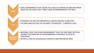 Sterlite pollution and impacts | PPTX
