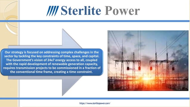 Sterlite Power Transmission Limited Global developer of electric power ...