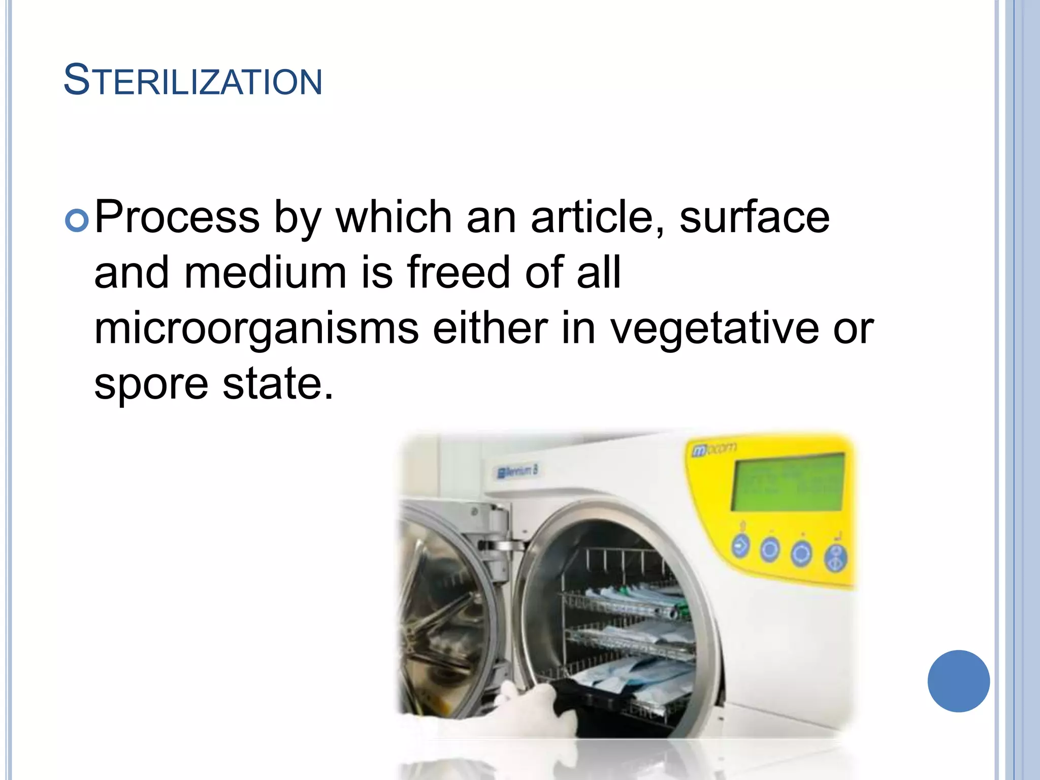 sterization and asepsis in maxillofacial surgery | PPTX