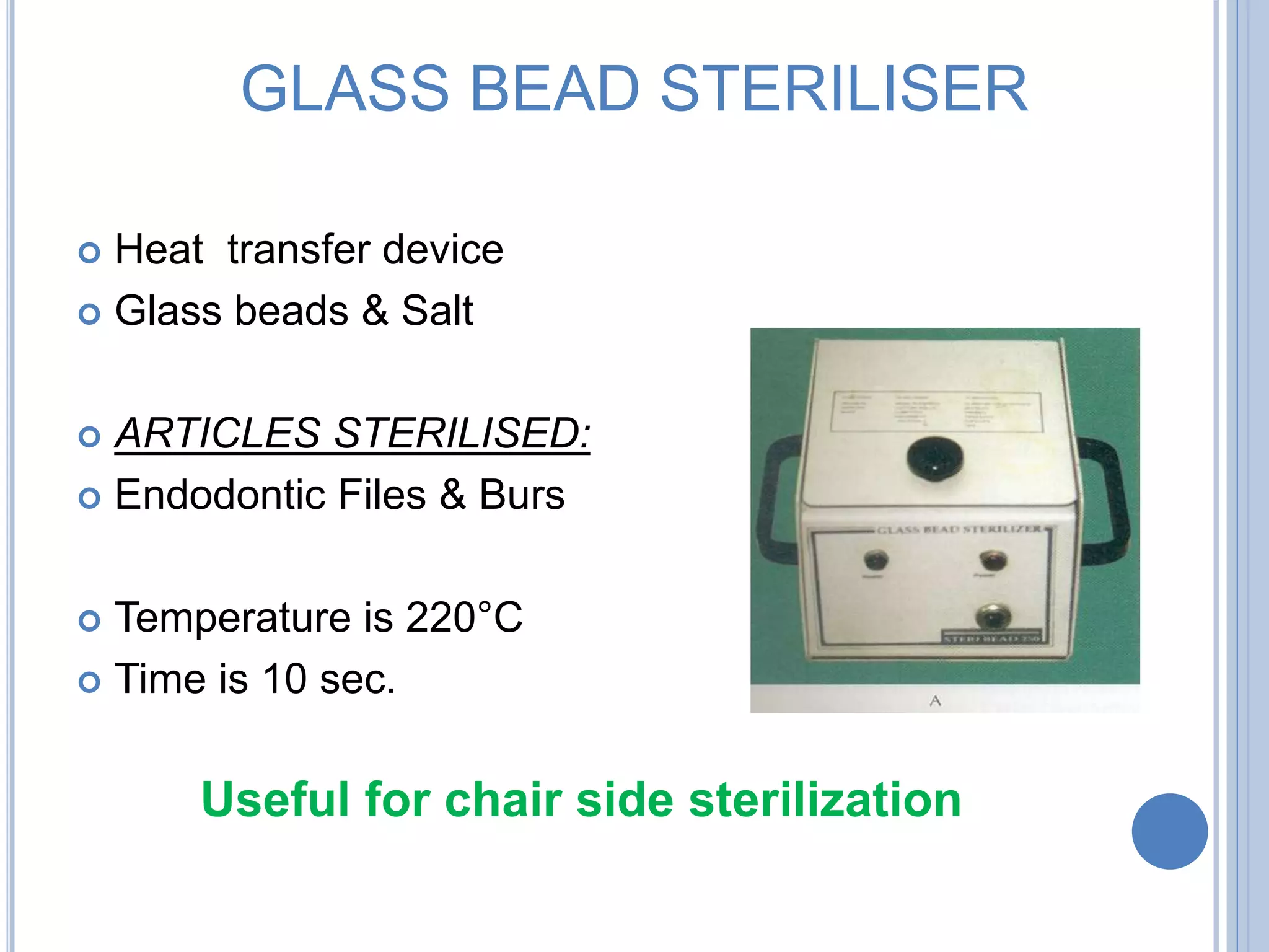 sterization and asepsis in maxillofacial surgery | PPTX