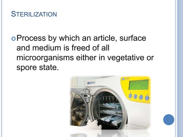 sterization and asepsis in maxillofacial surgery | PPTX | Infectious ...