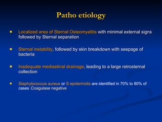 Sternal Dehiscence 10.5 | PPT