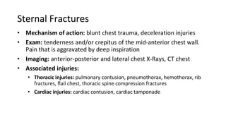 Sternal Fractures & Dislocations - EMGuidewire Radiology Reading Room ...