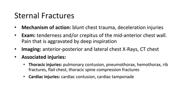 Sternal Fractures & Dislocations - EMGuidewire Radiology Reading Room ...
