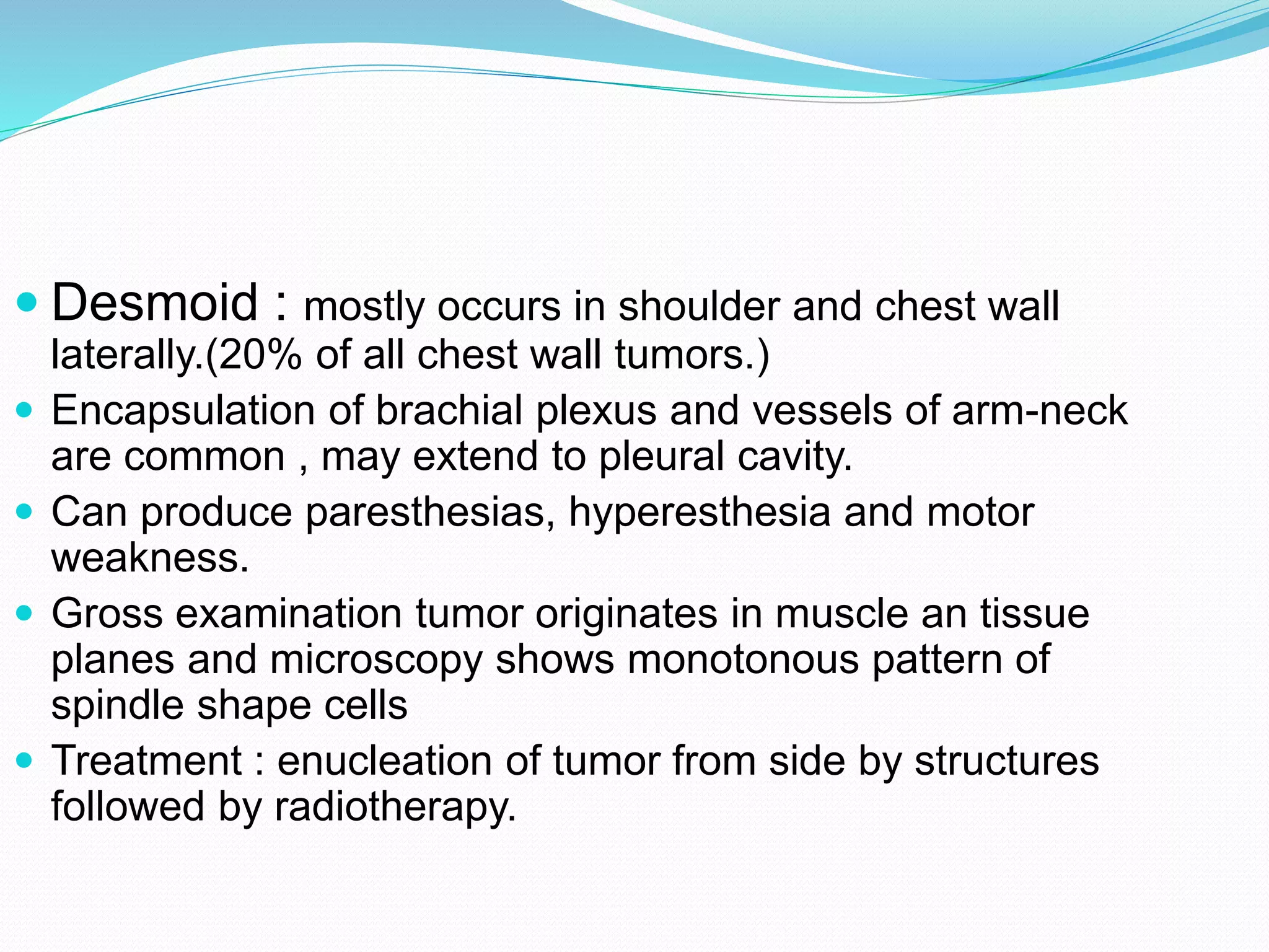 Sternal/ Chest wall deformities and Tumors | PPTX | Lung and ...