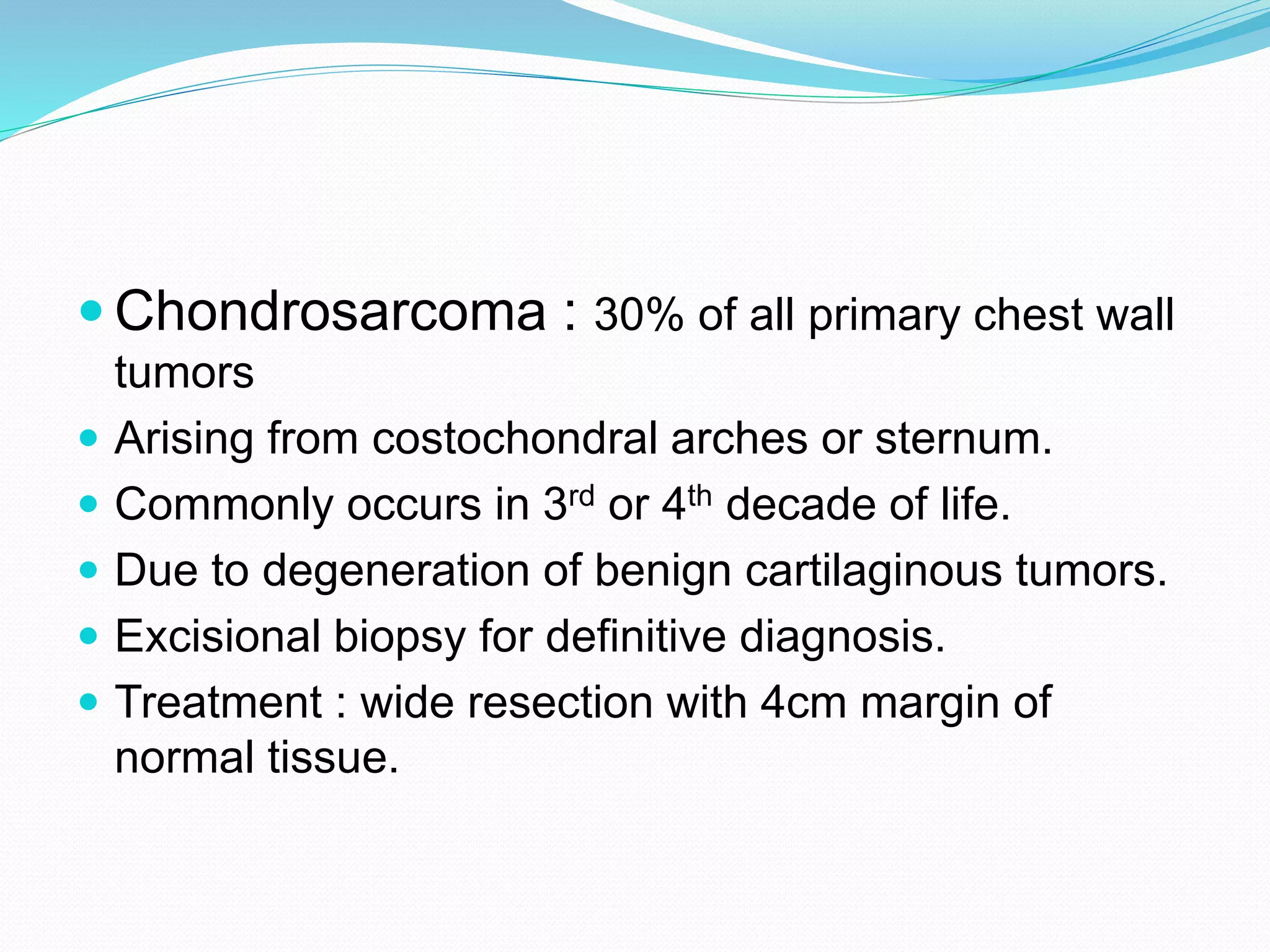 Sternal/ Chest wall deformities and Tumors | PPTX