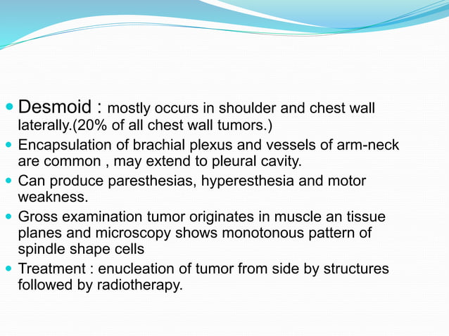 Sternal/ Chest wall deformities and Tumors | PPTX | Lung and ...