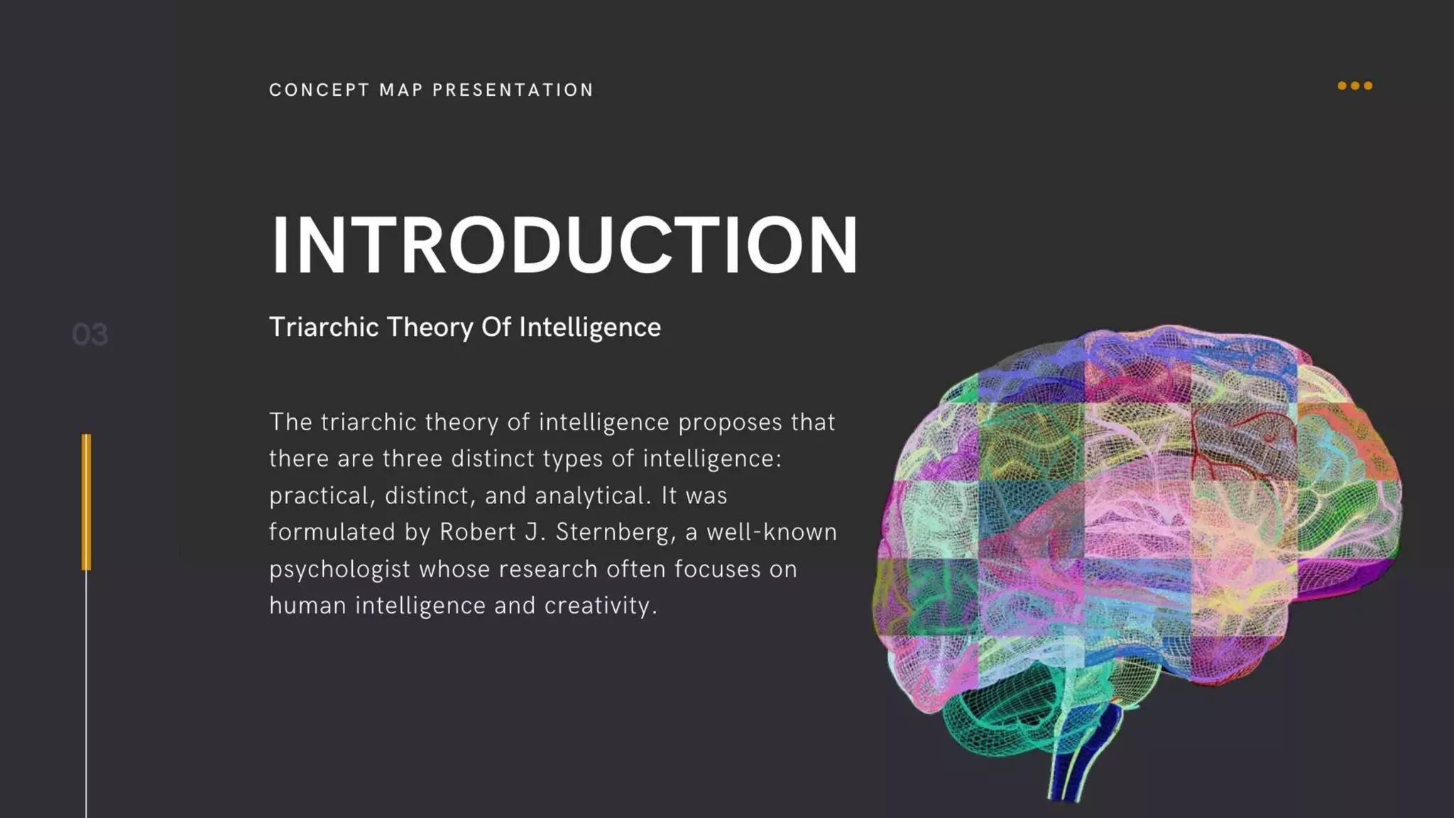 Sternberg's Triarchic Theory of Successful Intelligence (Concept Map ...