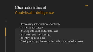 Sternberg's Triarchic Theory of Successful Intelligence (Concept Map ...