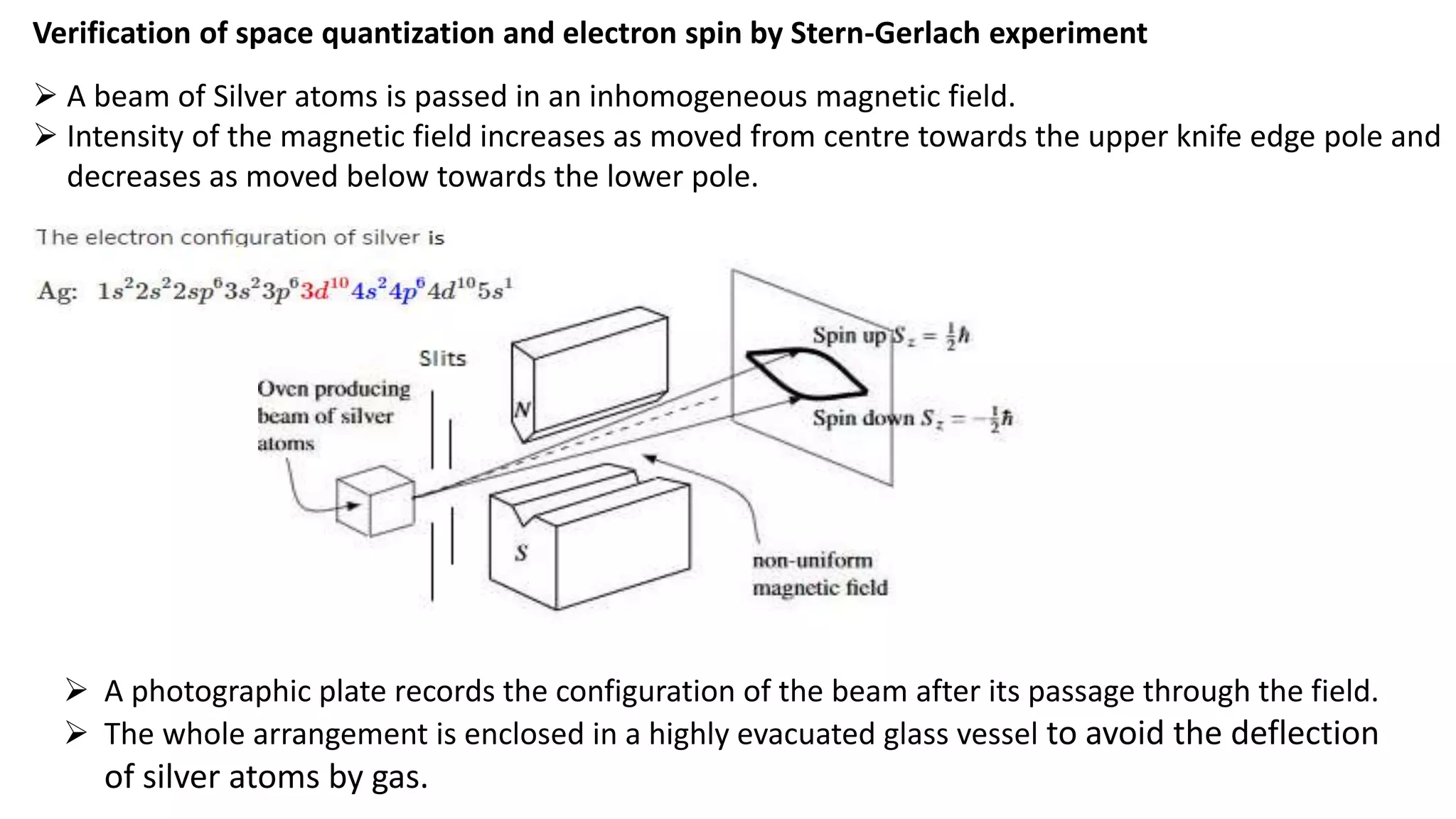 Stern Gerlac Experiment | PPTX