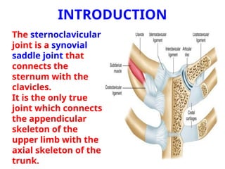 STERNOCLAVICULAR JOINT @123457994)44)4+4(!_ | PPTX