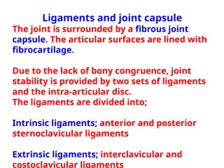 STERNOCLAVICULAR JOINT @123457994)44)4+4(!_ | PPTX
