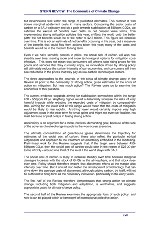 Stern Review Executive Summary | PDF