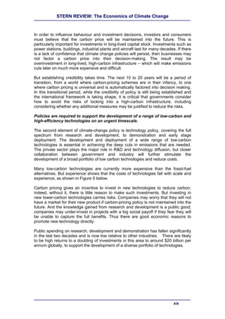 Stern Review Executive Summary | PDF